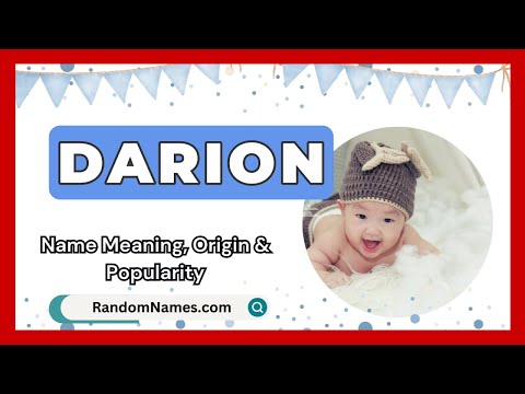 Darion - Baby Boy Name Meaning, Origin & Popularity - RandomNames.com