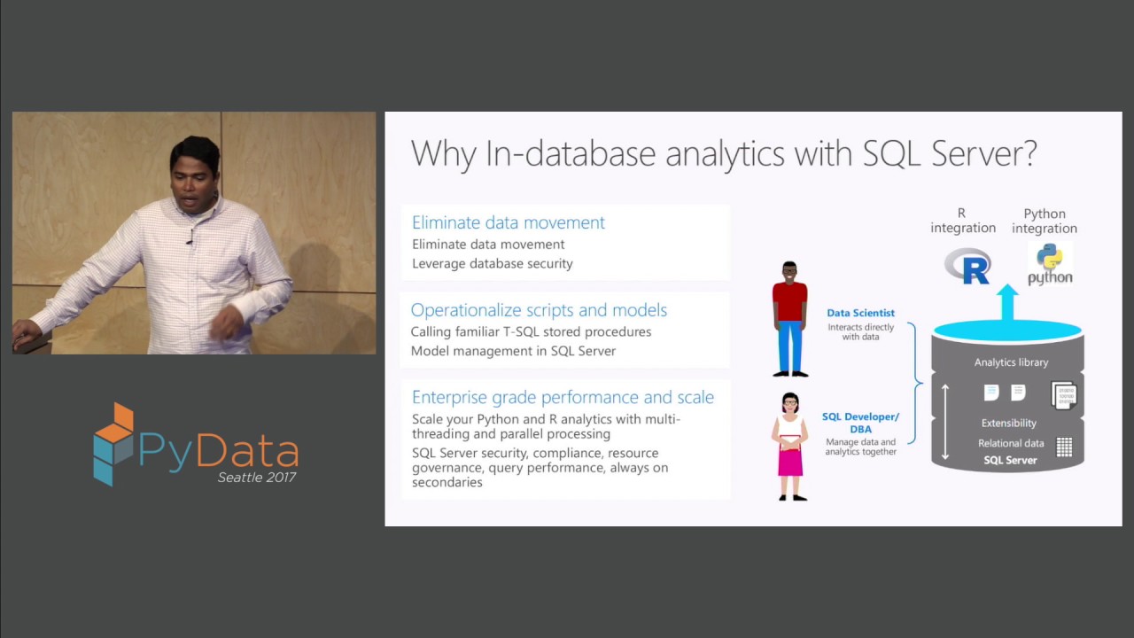 Sumit Kumar - In database Machine Learning with Python in SQL Server