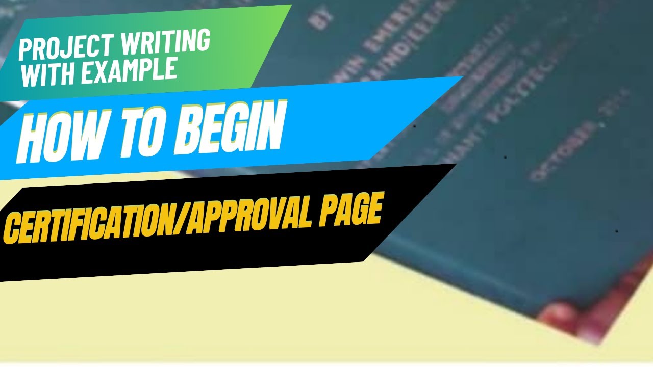 Certification of the study with example  #HowToWriteCertificationOfTheStudy