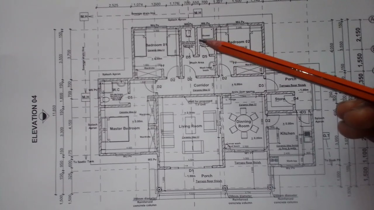 Interpreting an  building plan part.1