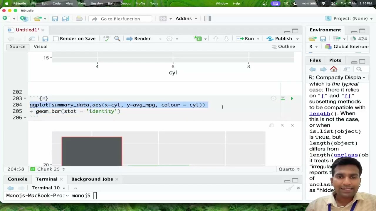 8  Visualizing Bar Plot