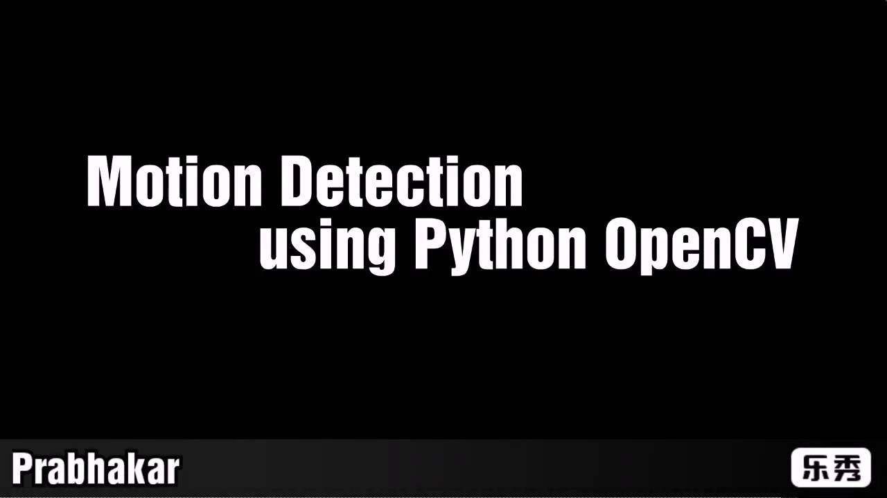 Video Motion detection using python OpenCV