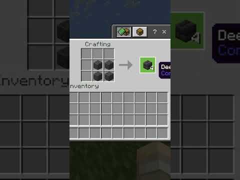 How To Make Deepslate Tile Slabs In Minecraft #Shorts