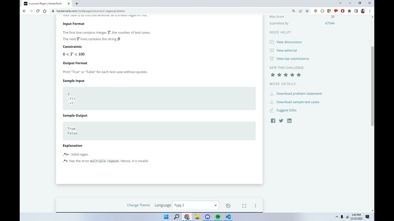 HackerRank Python Problem 