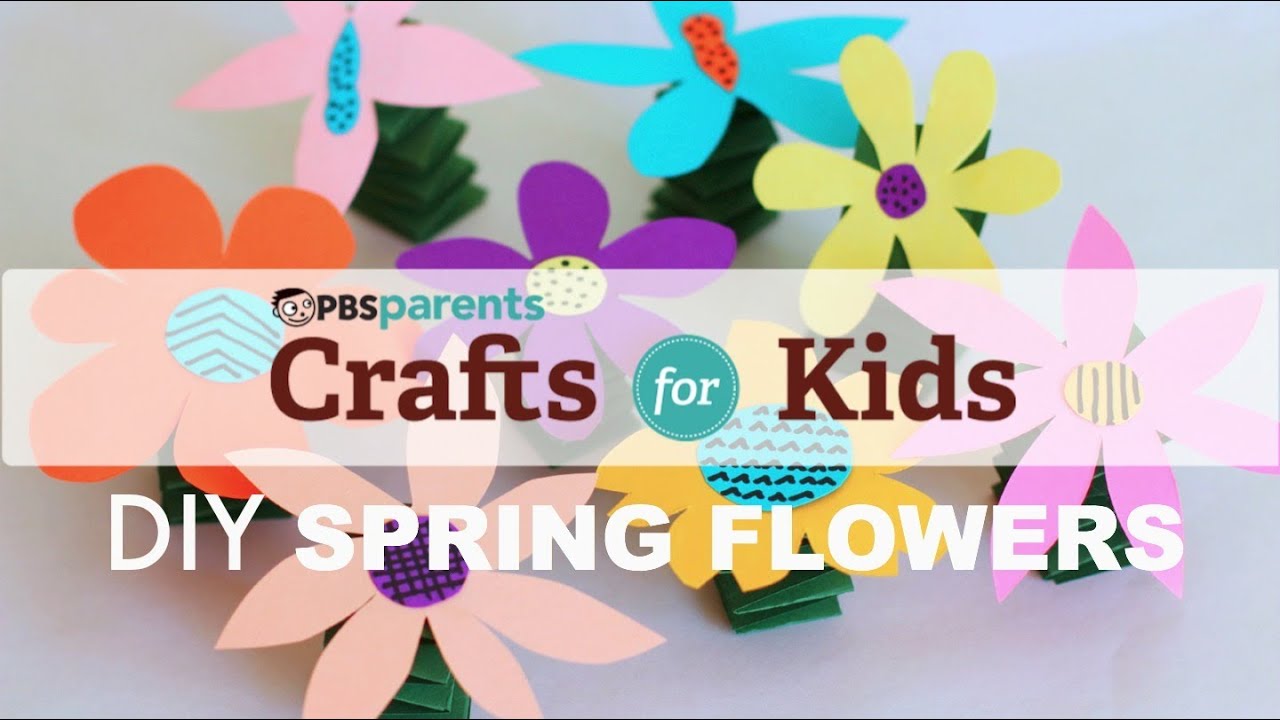 Fun and Spring-y Flowers | Crafts for Kids | PBS KIDS for Parents