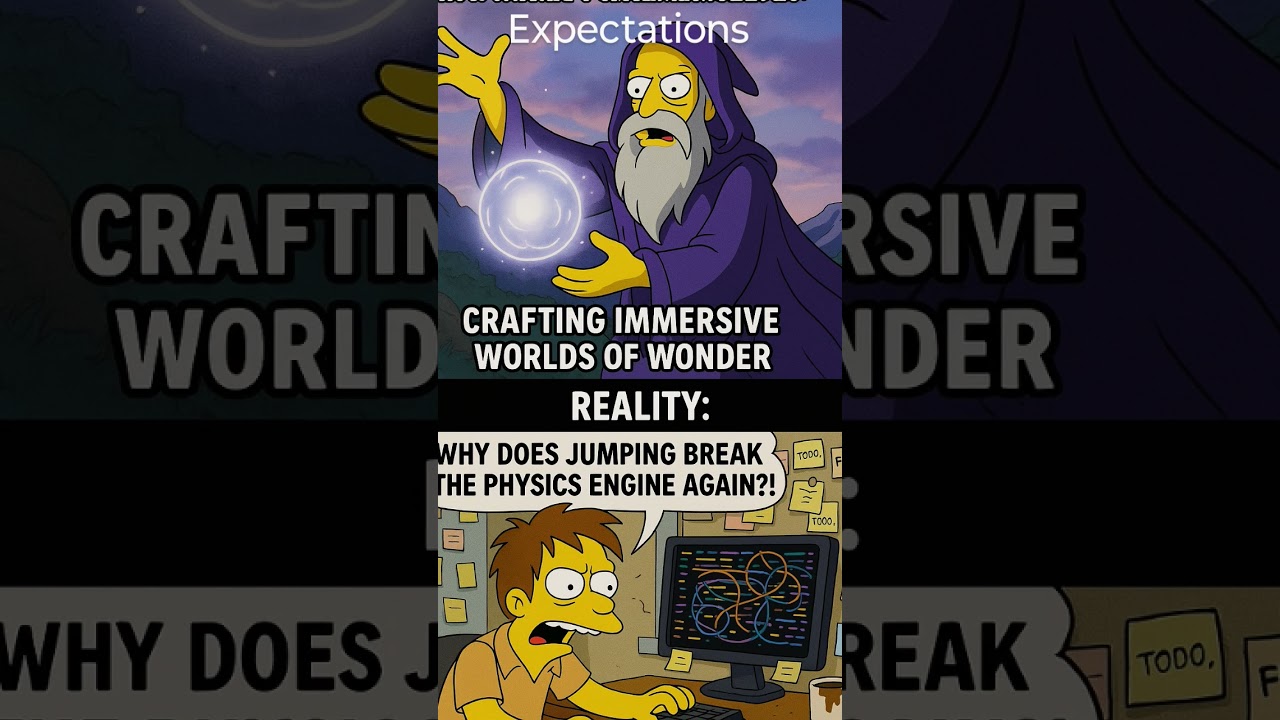 Game Designers: Expectations vs Reality (Simpsons Style)