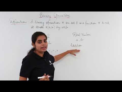 Binary Operations Video Lecture - Algebra - Mathematics