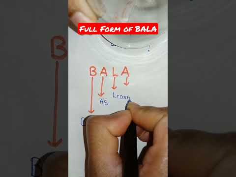 Full Form of BALA #shorts #uniqueknowledge #viral