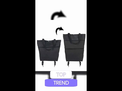 ๐ Shopping Trolley Cart Handbag | Foldable, Durable & Stylish Grocery Solution ๐