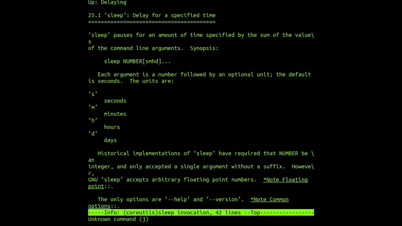 The 'sleep' Command In Linux