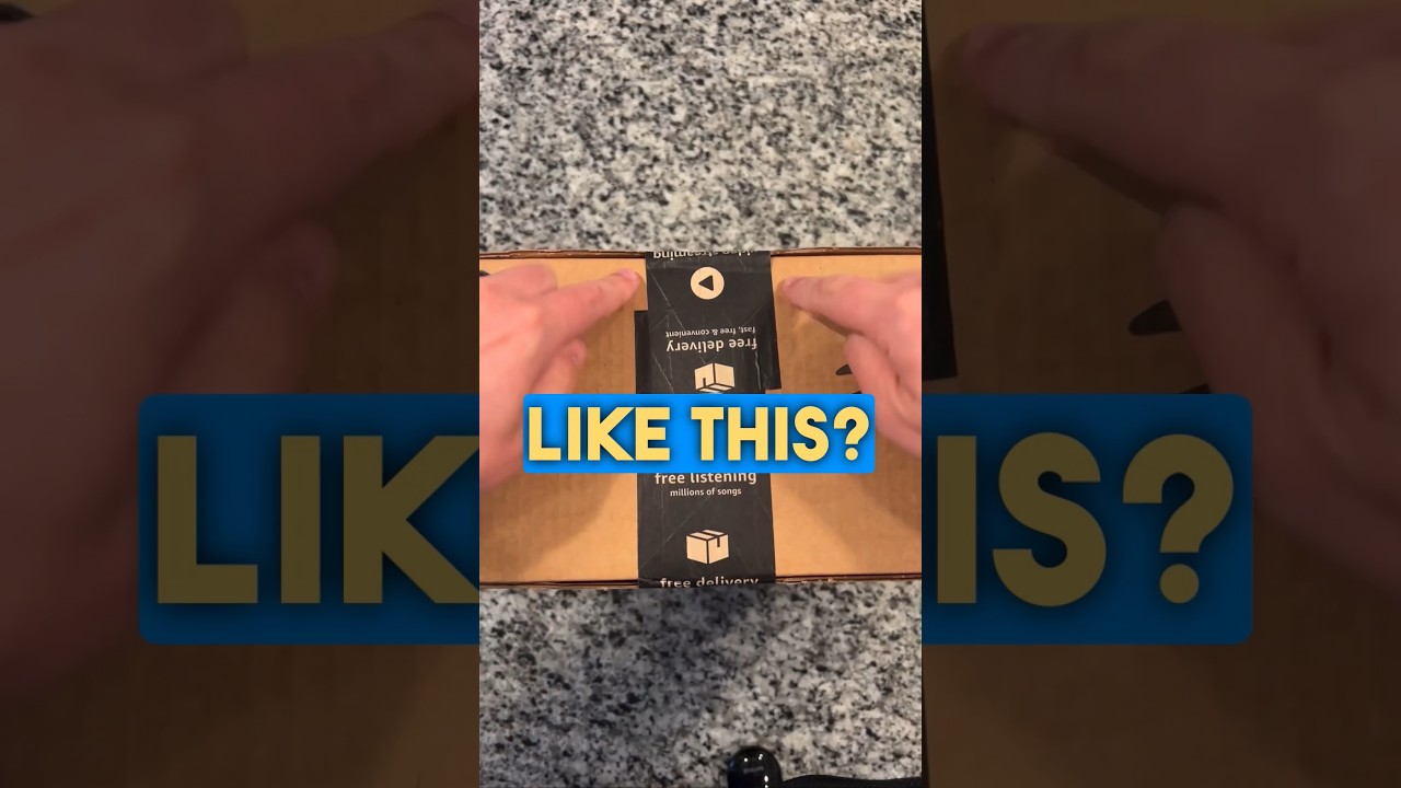 Why isn’t everyone opening Amazon boxes like this?