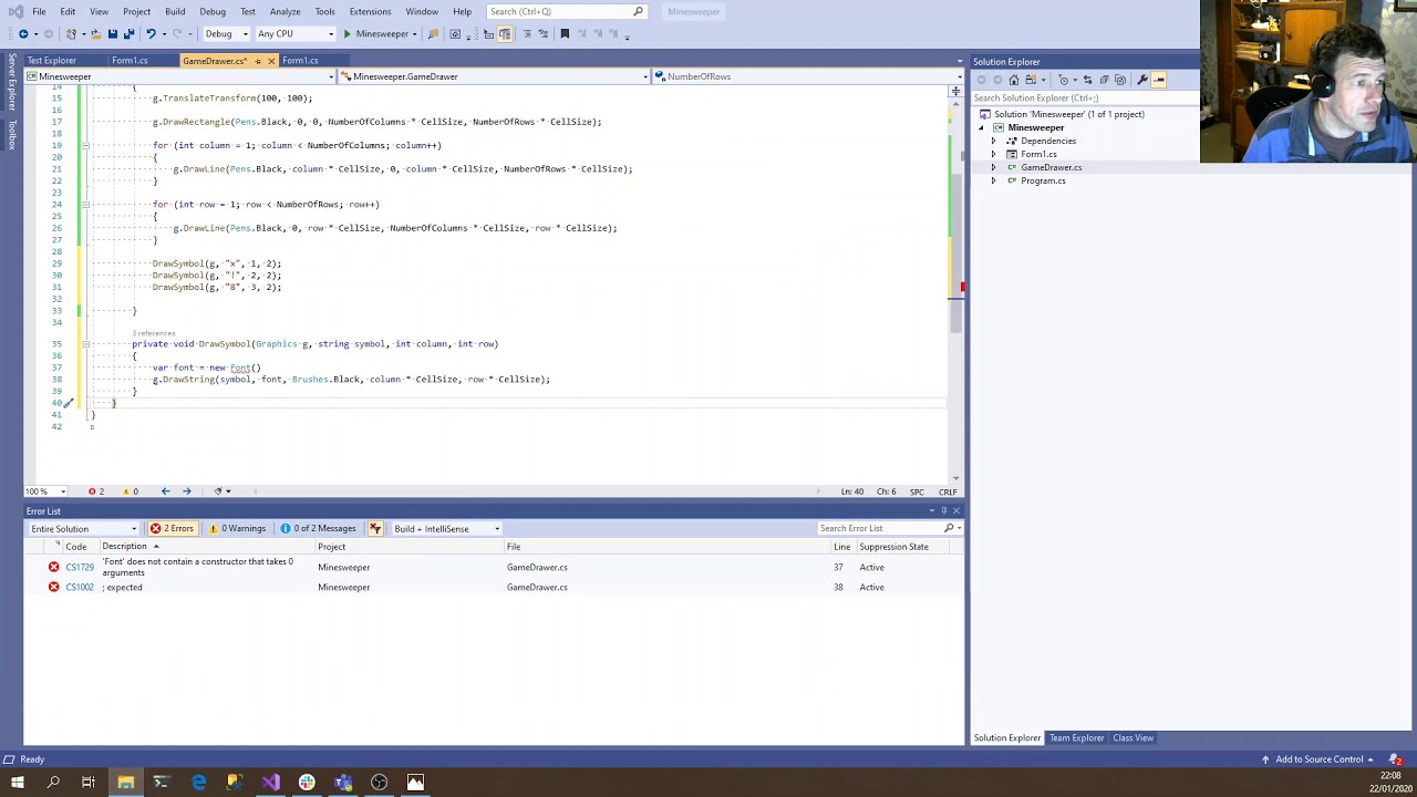 Minesweeper Part 1 - UI
