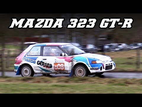 Mazda 323 Rally Car Sound Video - Group A Mazda Hatch Noises