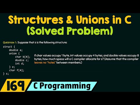 Learn Structures Unions in C Solved Problem - Mind Luster