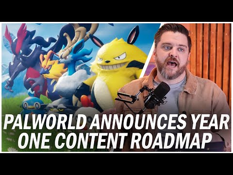 Palworld 2025 Roadmap : New Pals, New Weapons, and End Game