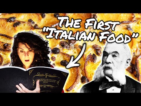 The FIRST Italian Cookbook | Where "Italian Food" Began