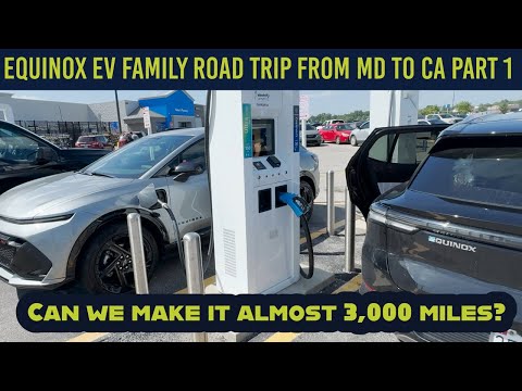 Equinox EV Family Road Trip from Maryland to California Part 1: MD to St. Louis, MO