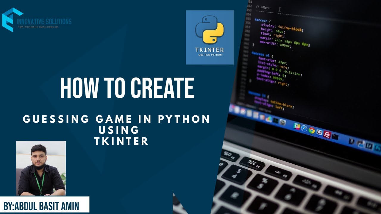 How to Create a Number Guessing GUI Game in Python using Tkinter ||