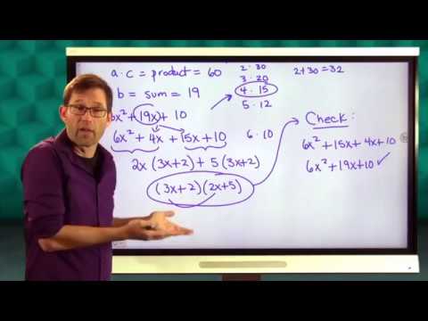 Common Core Algebra II.Unit #6.Lesson #5.4 Factoring Using the AC Method