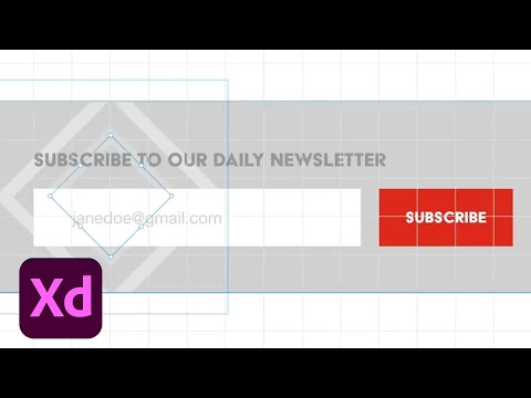 XO Pixel Designing with Adobe XD: Design Email Subscription Box | Adobe Creative Cloud