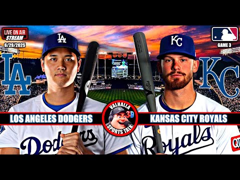 Los Angeles Dodgers vs Kansas City Royals ⚾ MLB Baseball 🟢 LIVE STREAM MLB in 3D.