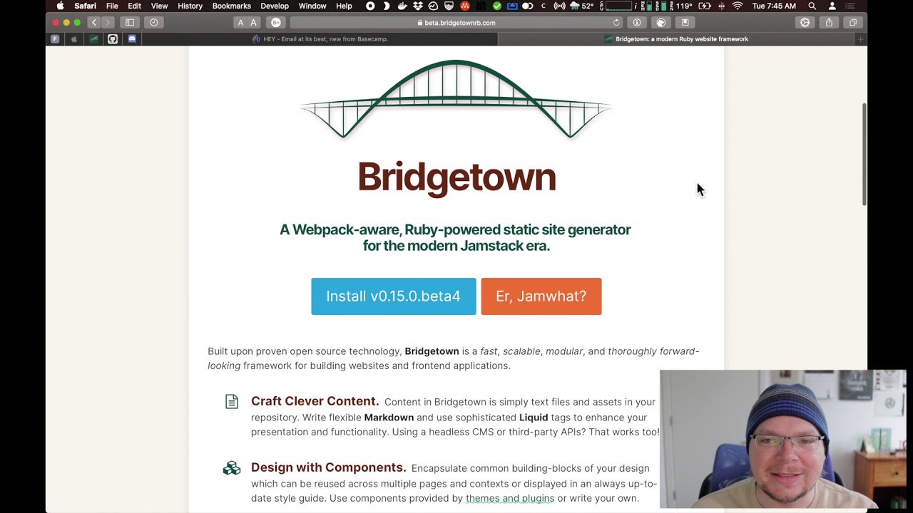 Introduction to Bridgetown / Ruby-powered Static Site Generator