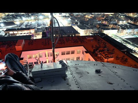 Climbing Water Tower in Blistering Cold
