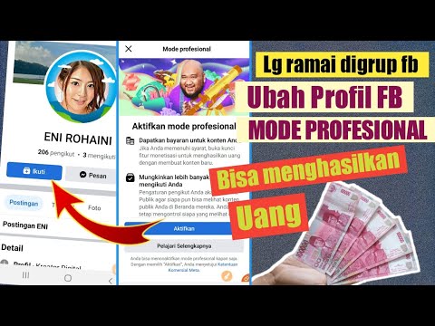 Viral Fb‼️ Ubah profil fb ke mode profesional fitur penghasil uang 2022