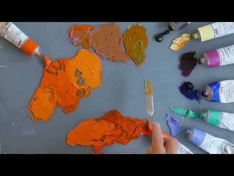 Cadmium Orange -- Vicki Norman experiments with Michael Harding's Cadmium Orange oil colour
