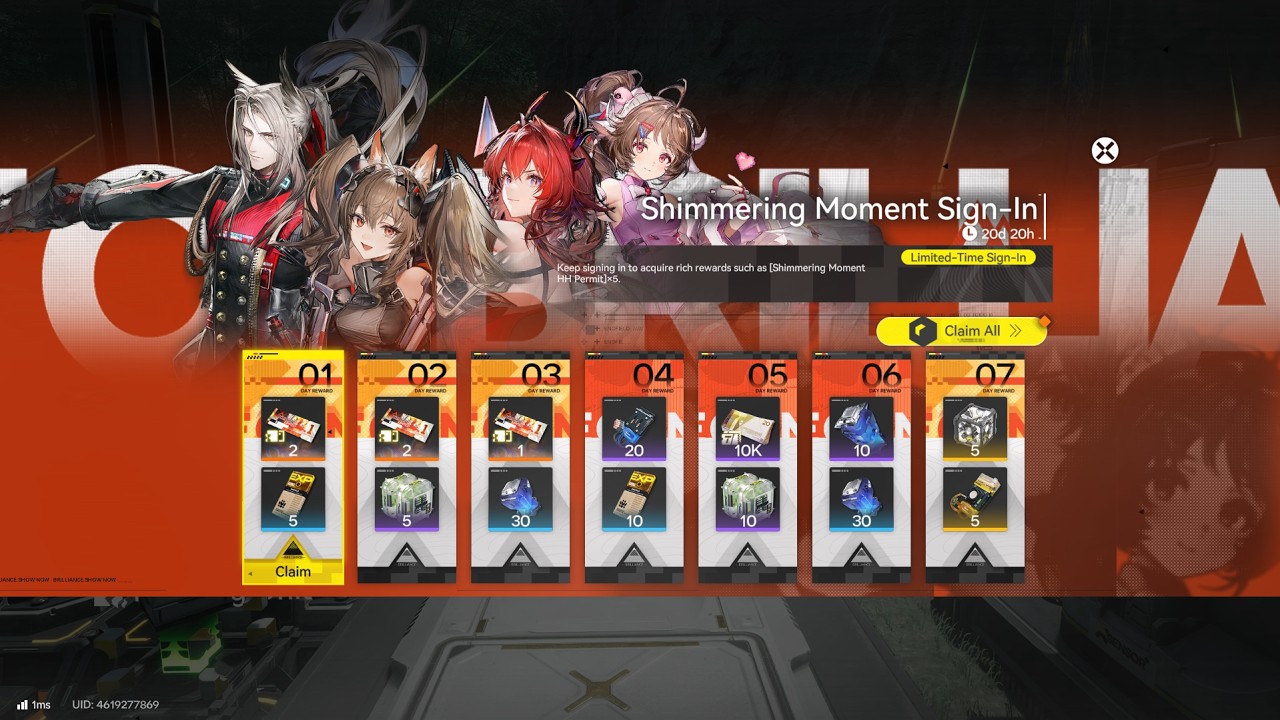 Rerun Banner - Gilberta - Huge Oroberyl Reward - 4 New Event