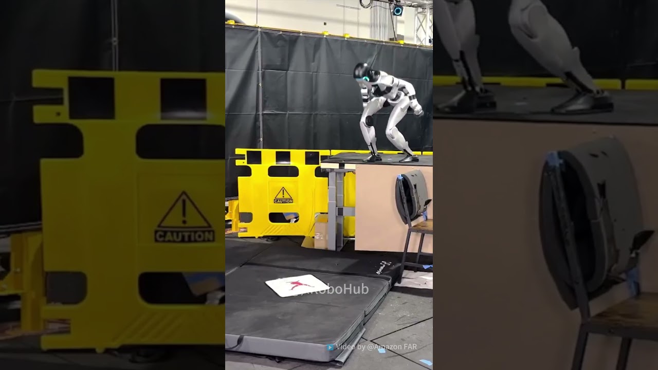 🤖Amazon's new AI framework just unlocked super-agile robots! #humanoid #robotics  #ai  #unitree