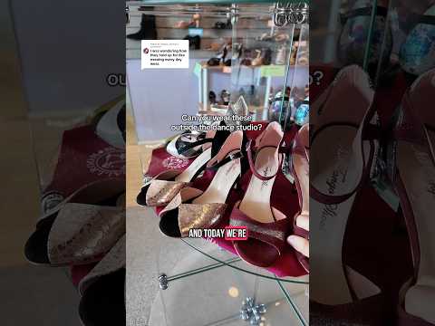 Happy shoe shopping and dancing! π β€οΈβπ₯#ballroomdance #danceshoes #danceclass
