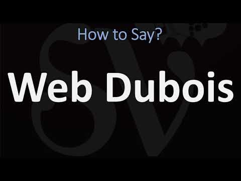 How to Pronounce Web Dubois? (CORRECTLY)
