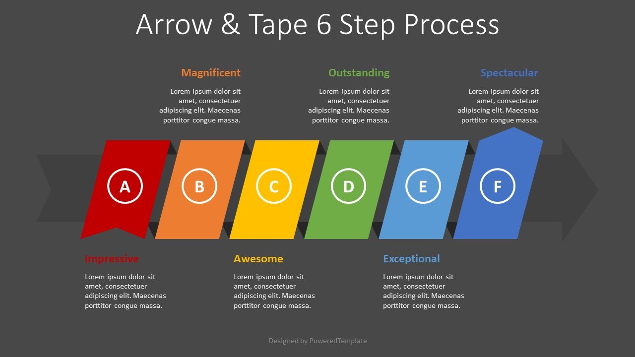Process Arrow with 6 Options - Free Google Slides theme and PowerPoint template