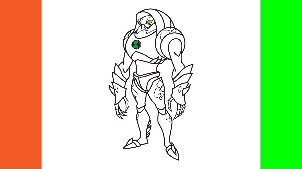 How To Draw Water Hazard From Ben10