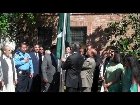 Flag Hoisting Ceremony at Consulate General of Pakistan, Houston