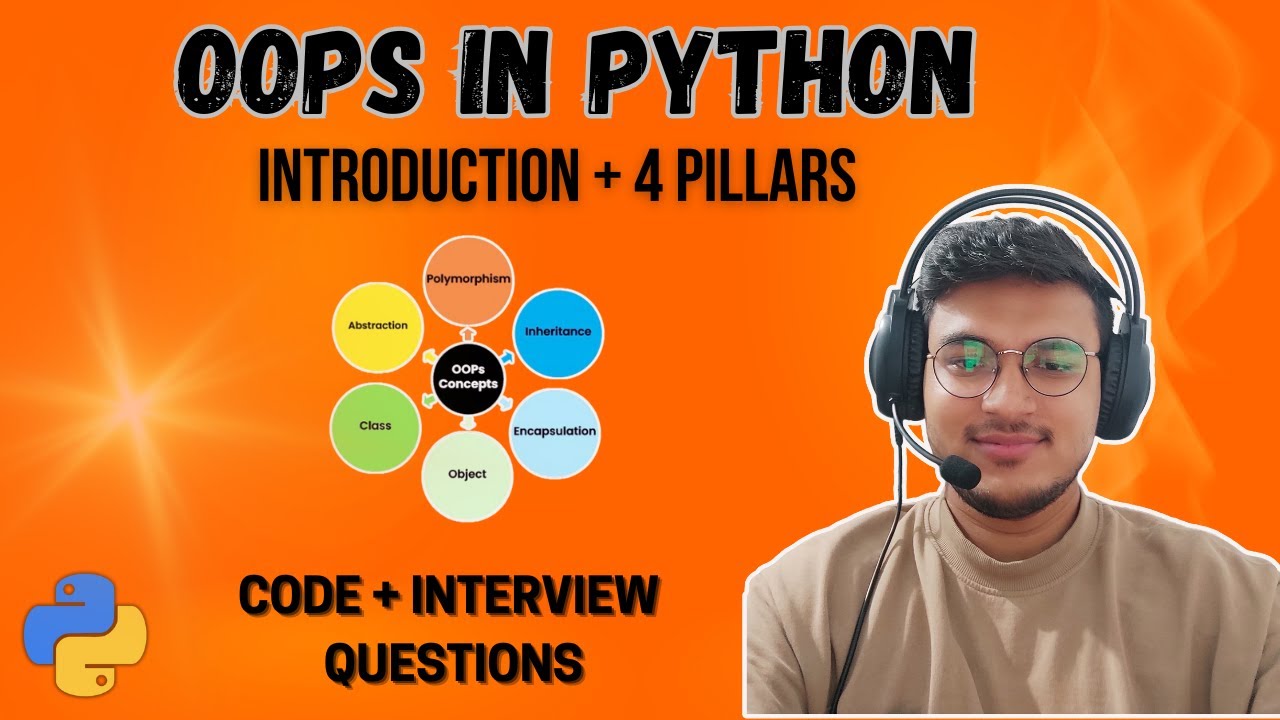 Python OOP Tutorial for Beginners | 4 Pillars, Examples & Assignment