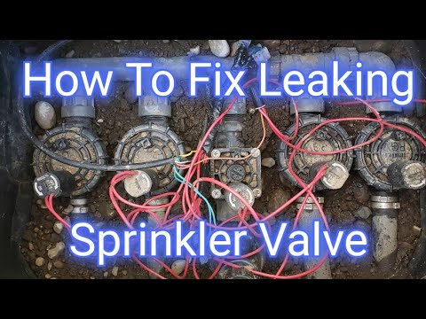 How To Fix A Leaking Hunter PGV Sprinkler Valve Step By Step