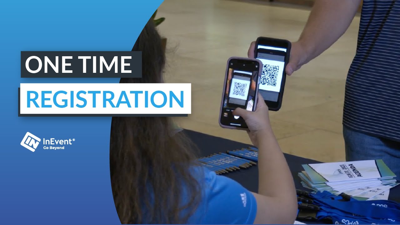 One-time Registration | How to InEvent