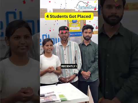 Fortune Cloud Students got JOB!✌🏻 #placement #gotplaced #fortunecloud #careersuccess #devops #job