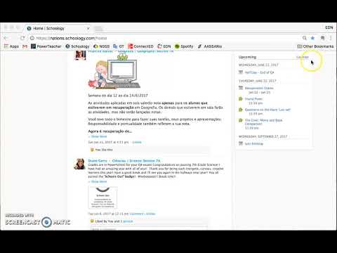 Schoology Tutorial for Students in English