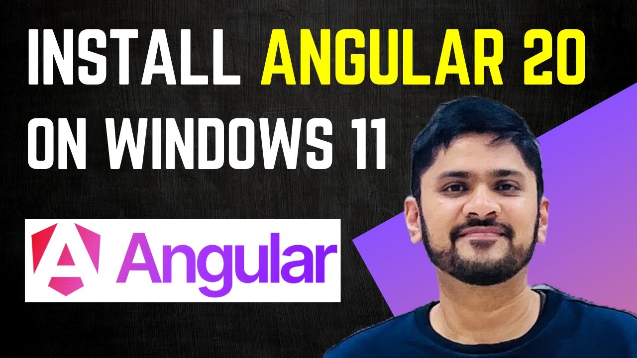 How to install Angular 20 in Windows 11 | Amit Thinks