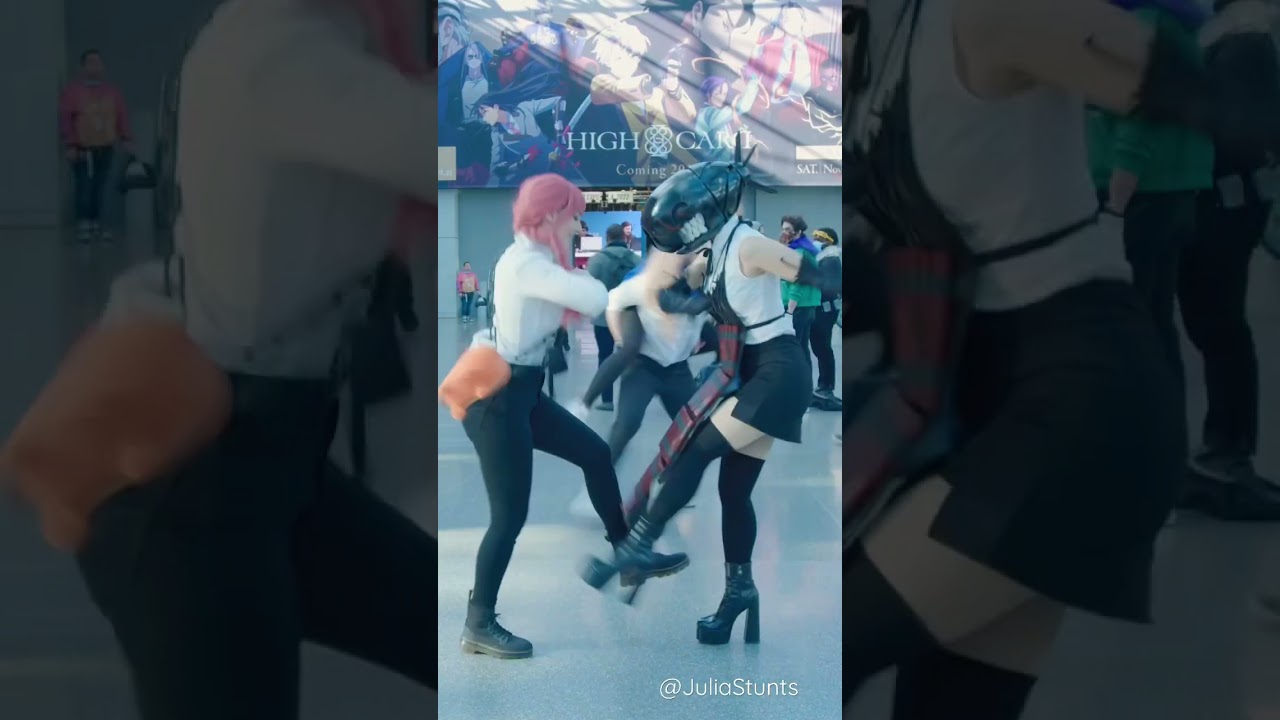 Chainsawman crew dancing #shorts #anime #chainsawman #kickback #kenshiyonezu #cosplay #makima #denji