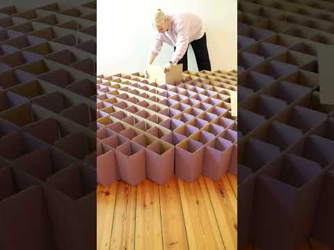 The cardboard bed that lasts longer than the Olympics #cardboardbed