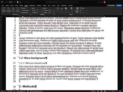 MS Word cross-references, citations, and special topics