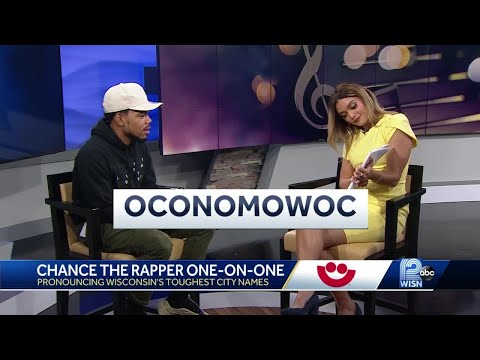 Chance the Rapper tries to pronounce Wisconsin cities