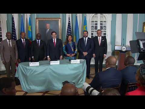 LIVE: Rwanda, Democratic Republic of Congo to sign a U.S.-brokered peace agreement