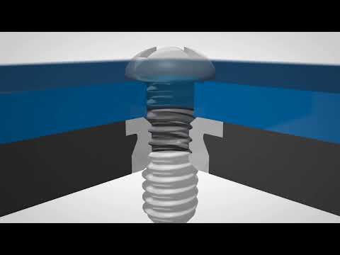 PEM® Self-clinching nut without head protrusion