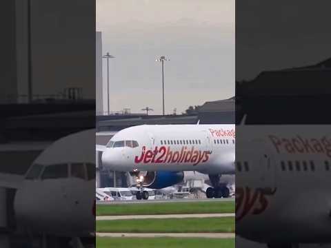 Jet2 Holidays G-LSAK Boeing 757-23N Flight LS771 Manchester To Tenerife #youtubeshorts #shorts