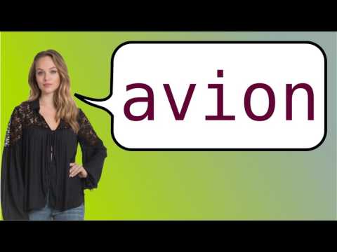 How to say airplane in French?